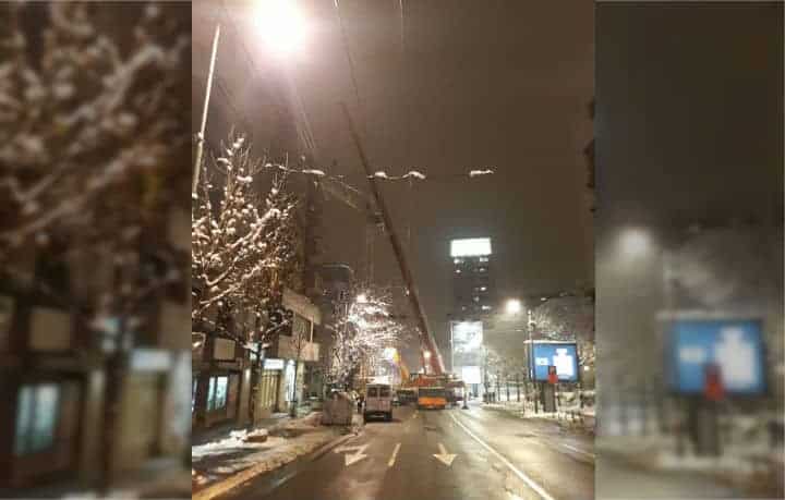 Takovska ulica kran | ЈКП Београдски водовод и канализација